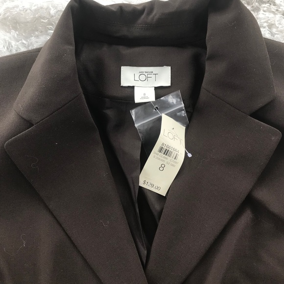 LOFT | Jackets & Coats | At Loft Brown Suit Set Sold Together8p | Poshmark